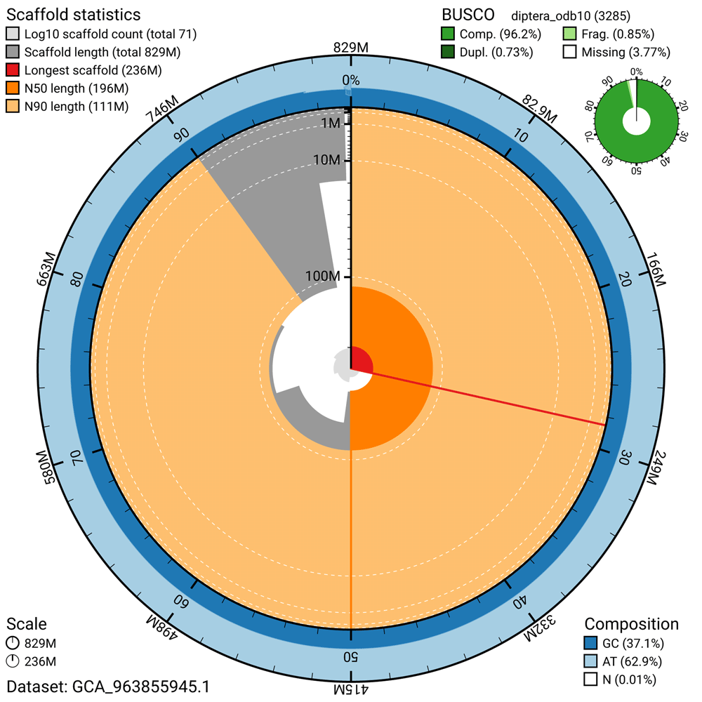 The genome sequence of the common stiletto... | Wellcome Open Research