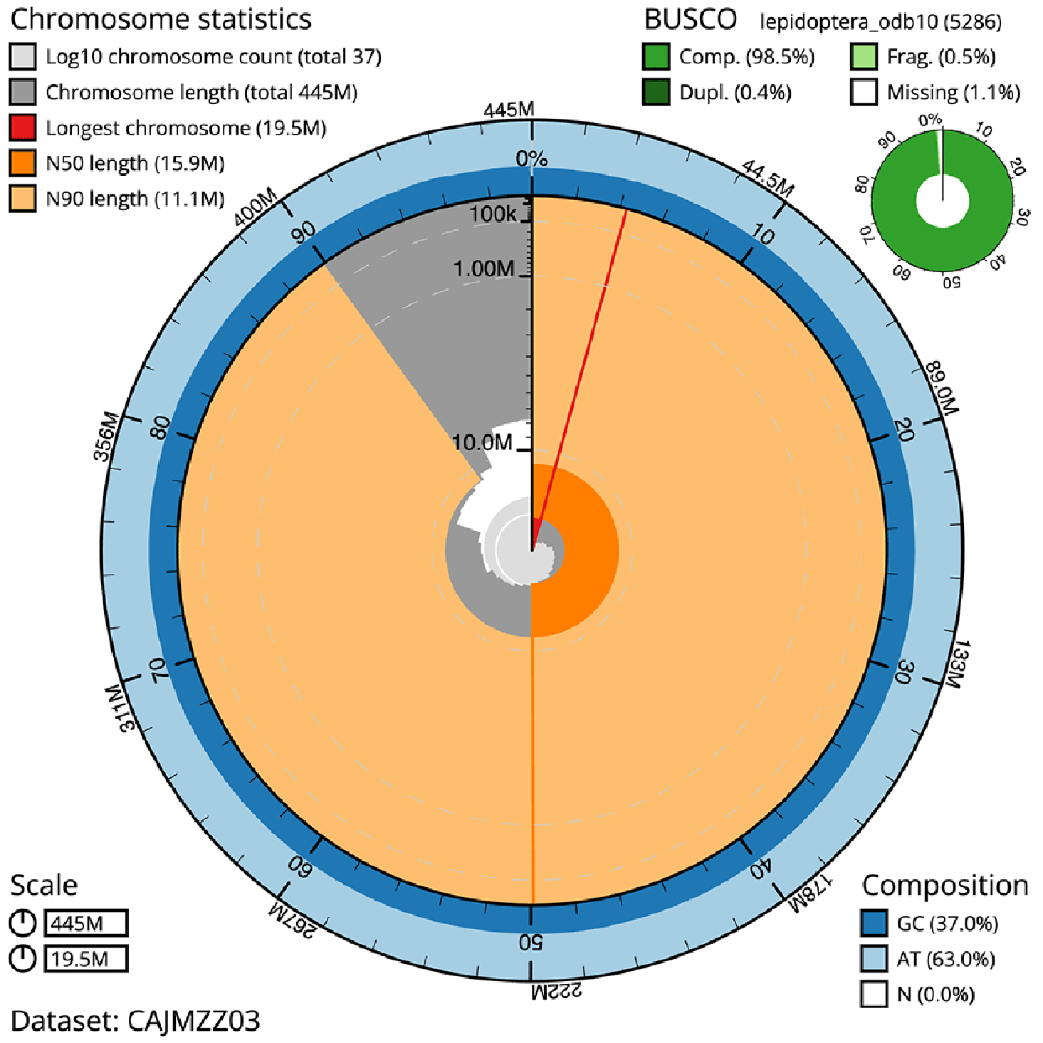The genome sequence of the Dusky Thorn... | Wellcome Open Research